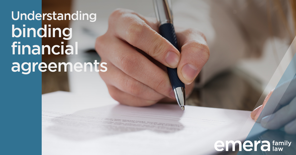 Binding Financial Agreements in Family Law