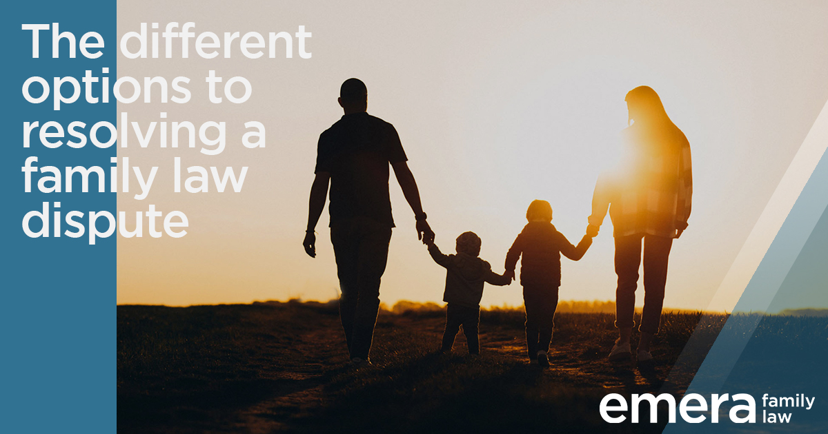 Option for Resolving Family Law Disputes in Australia