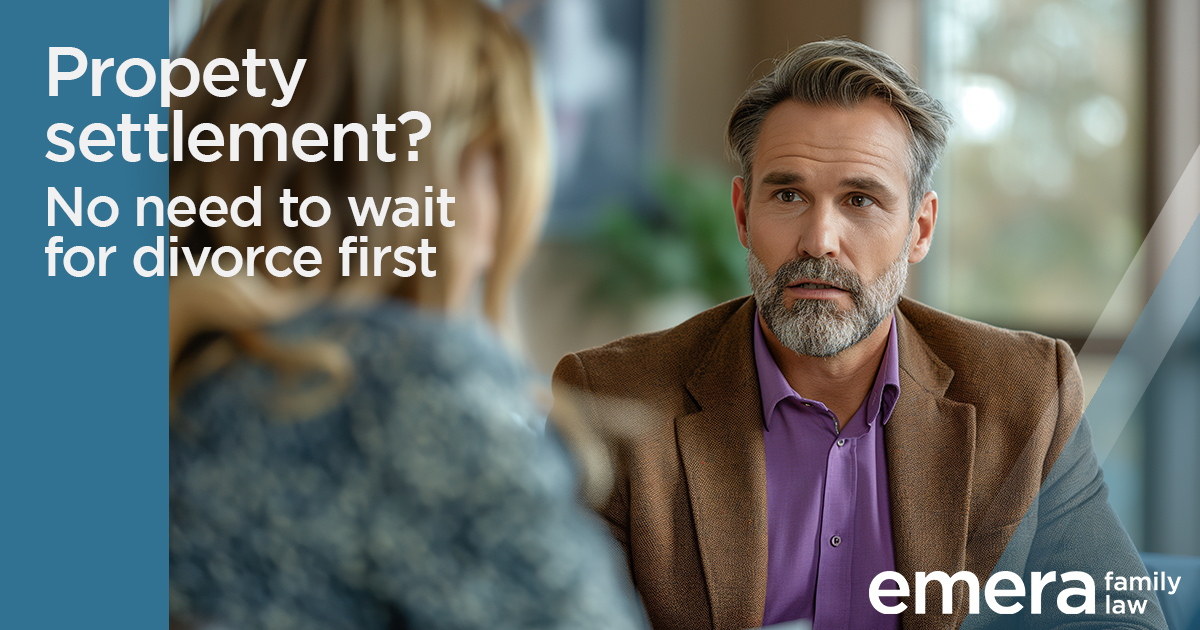 Can I Finalise Property Settlement Without Getting Divorced?