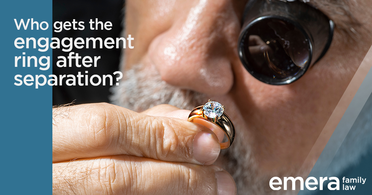 Who Keeps the Engagement Ring After Separation?